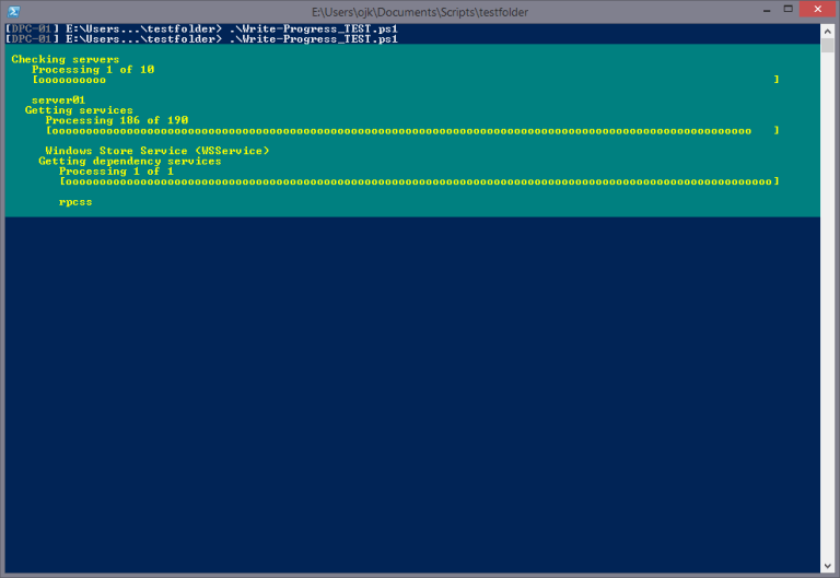 How to add a progress bar to your PowerShell script – Communary