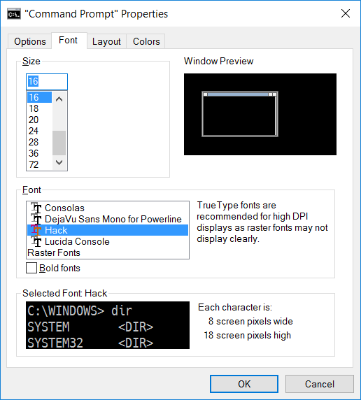 How to add more fonts to the console – Communary